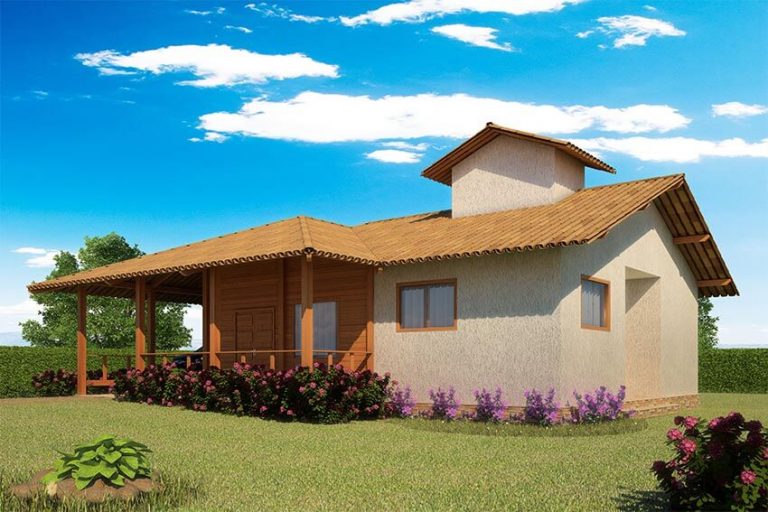 Modelos de Casas pré-fabricadas de madeira. Conheça aqui os projetos