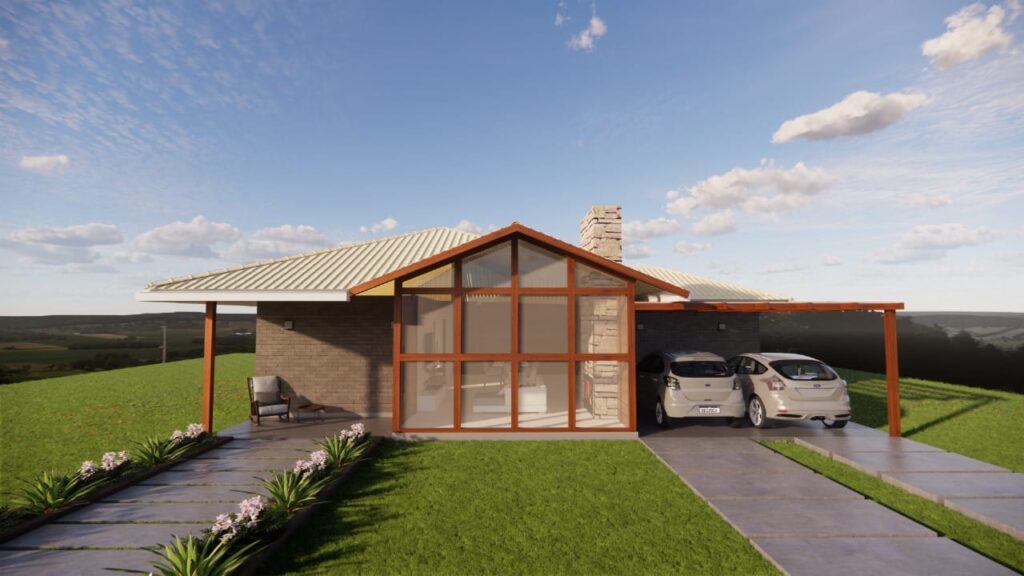 Modelos de Casas pré-fabricadas de madeira. Conheça aqui os projetos